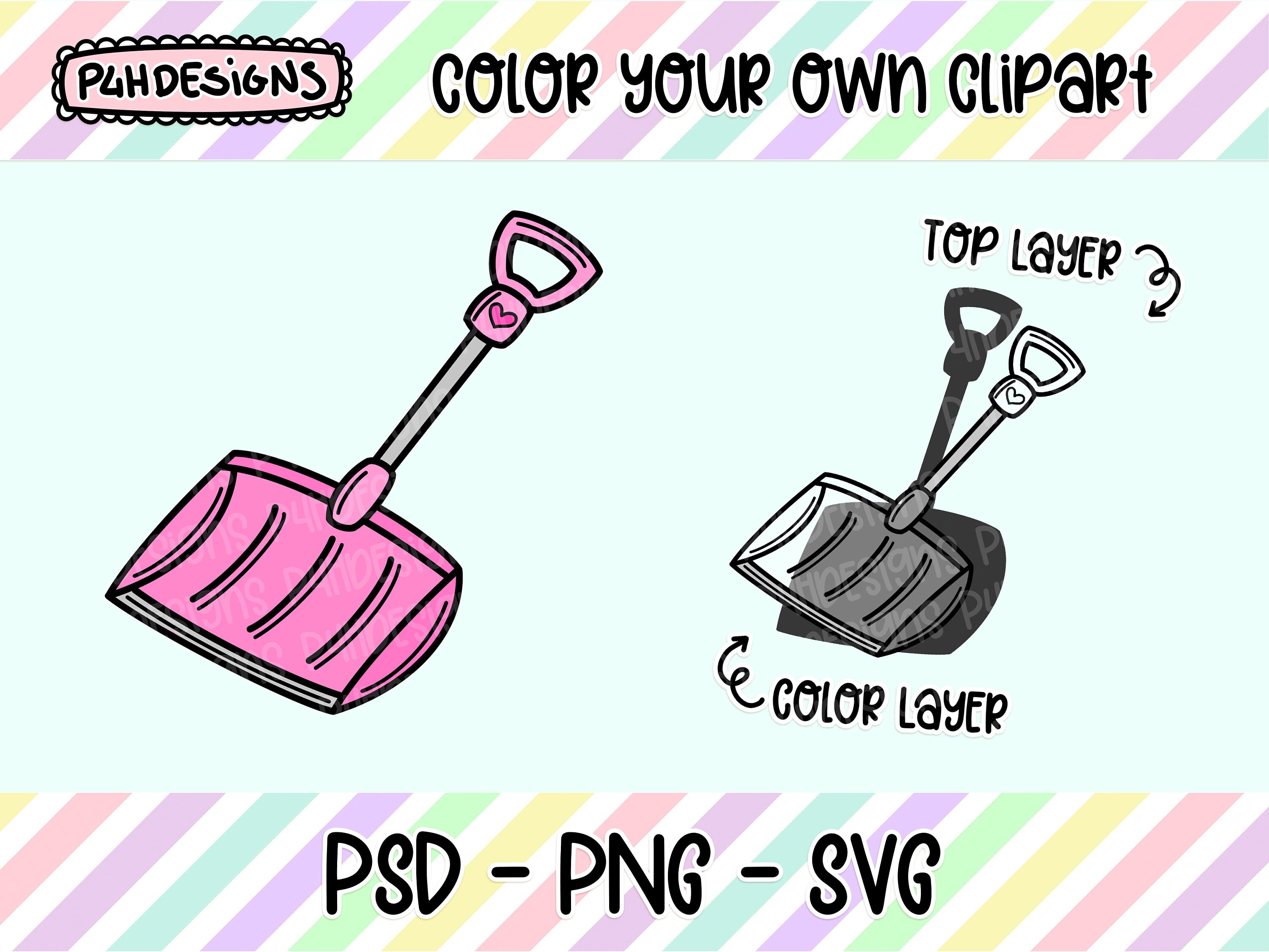 Snow Shoveling Clip Art