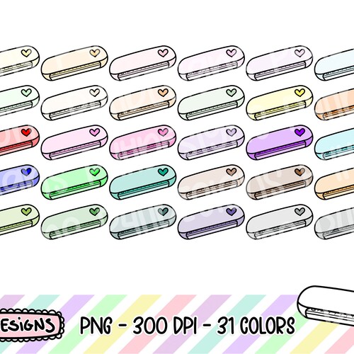 Cricut Cutting Machine Clipart Doodle Clipart Multicolor - Etsy