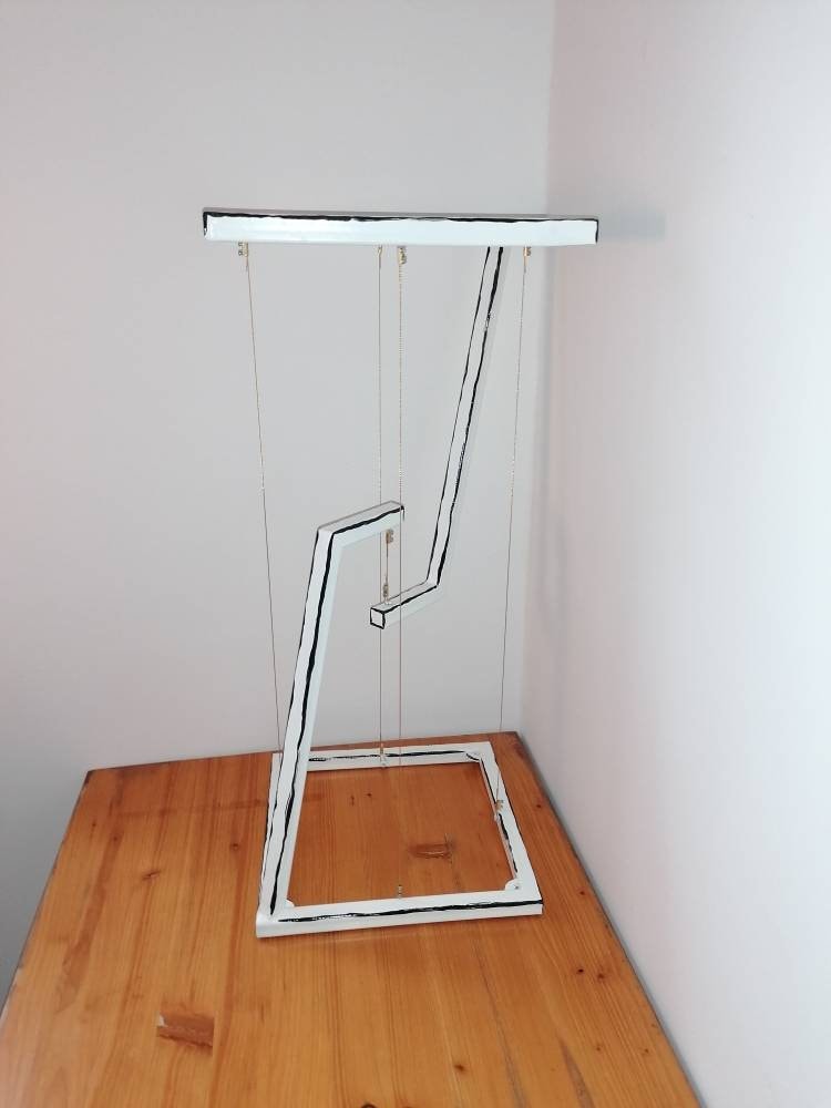 Coffee Table 2 D Desing, Floating Table Steel Tensegrity Table, Café ...