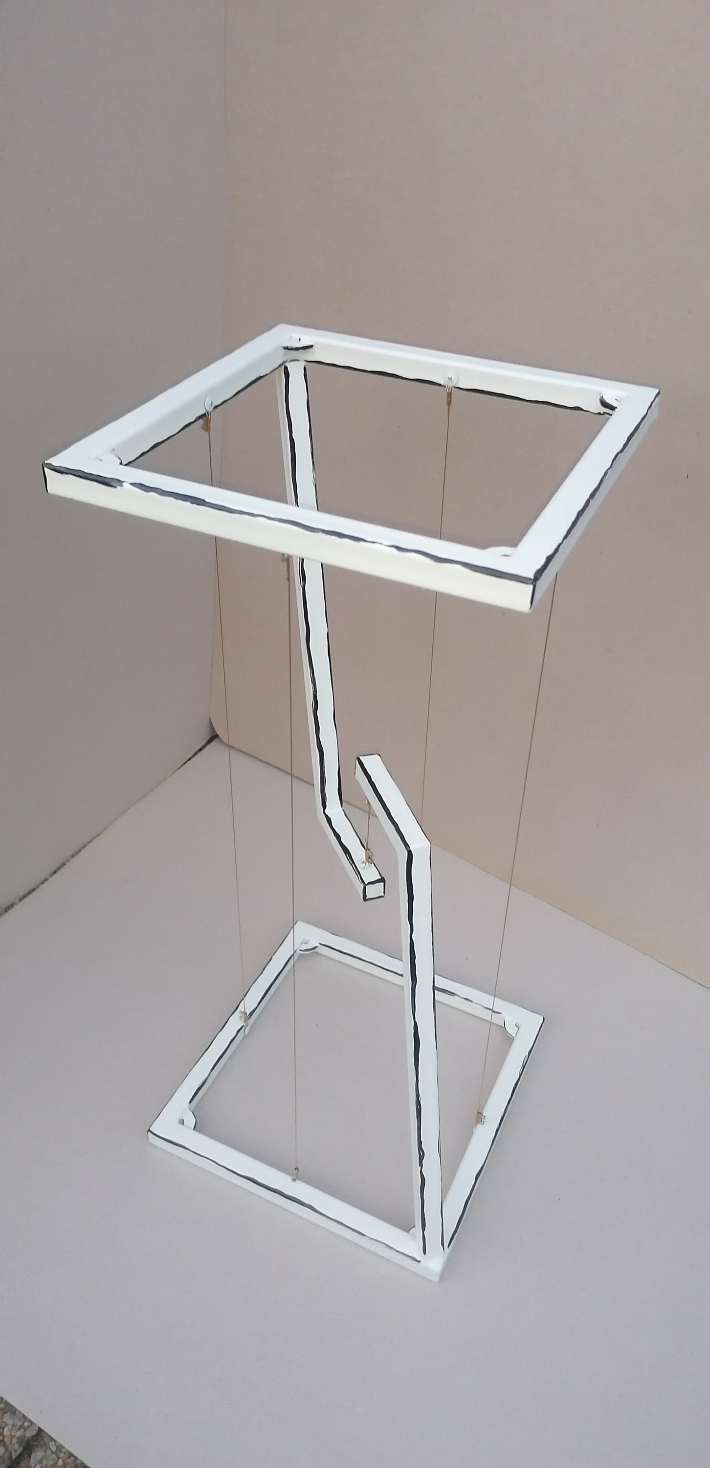 Coffee Table 2 D Desing, Floating Table Steel Tensegrity Table, Café ...