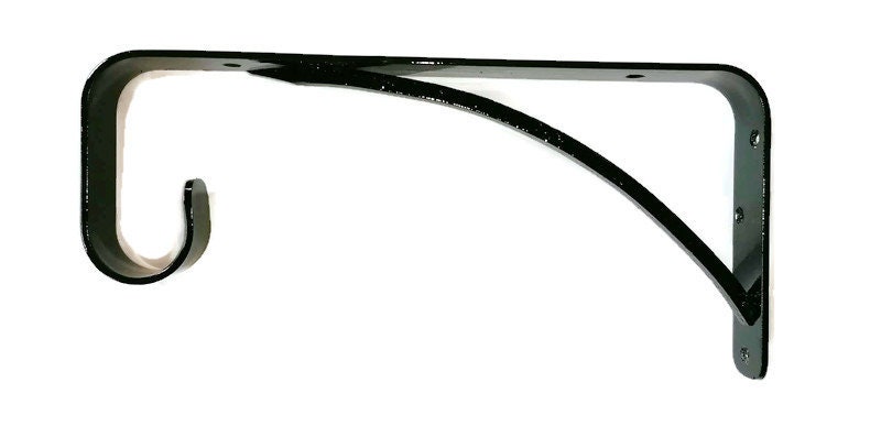 Shelf Support Bracket With Rod Holder Design, Wall Shelf Holder - Etsy