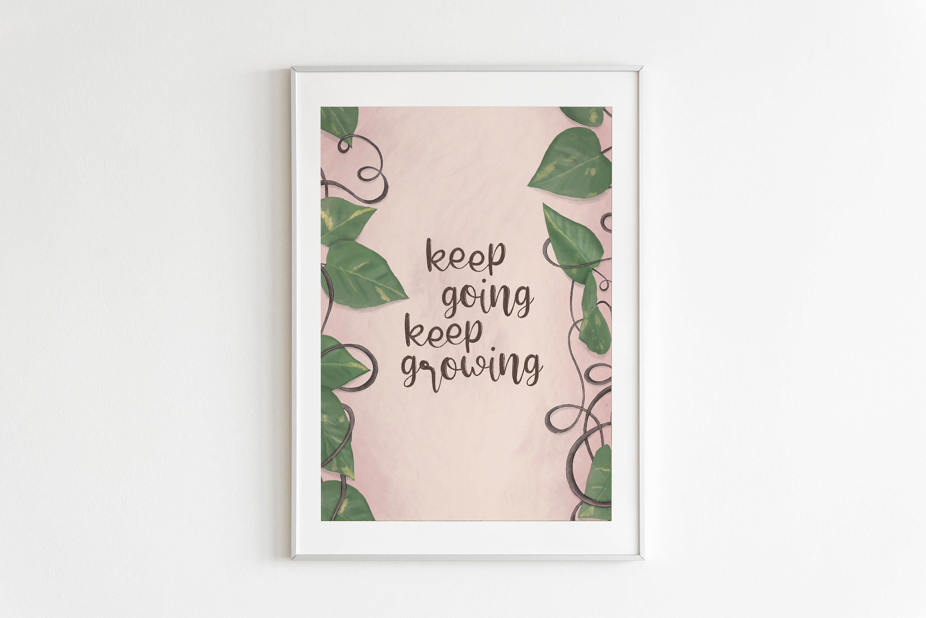 Ivy Plant // Downloadable Botanical Print - Keep Going Keep Growing ...