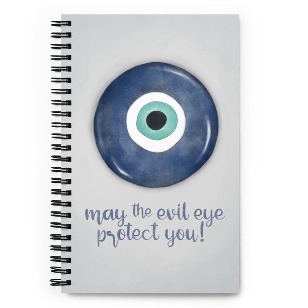 Evil Eye Notebook // Spiral Notebook - Soft Cover Journal - May the ...