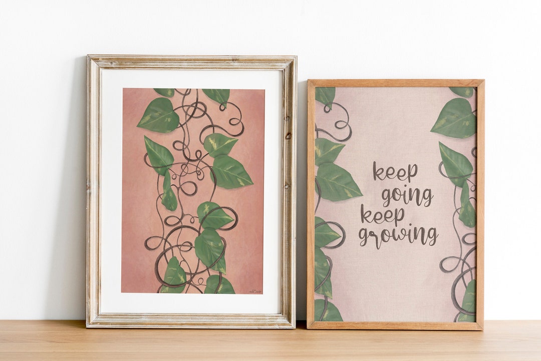 Botanical Print Set // Ivy Plant Poster - Greenery Decor - Talk to ...