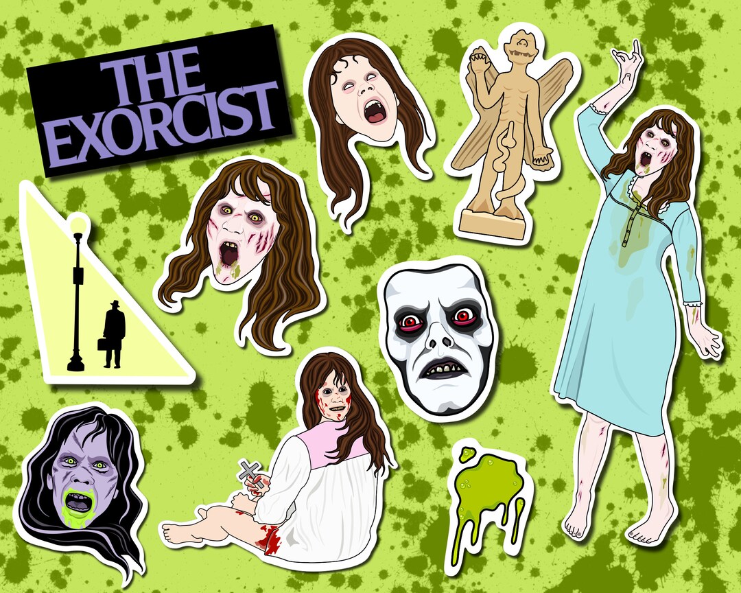 The Exorcist Horror Movie Sticker Set 10 Stickers - Etsy