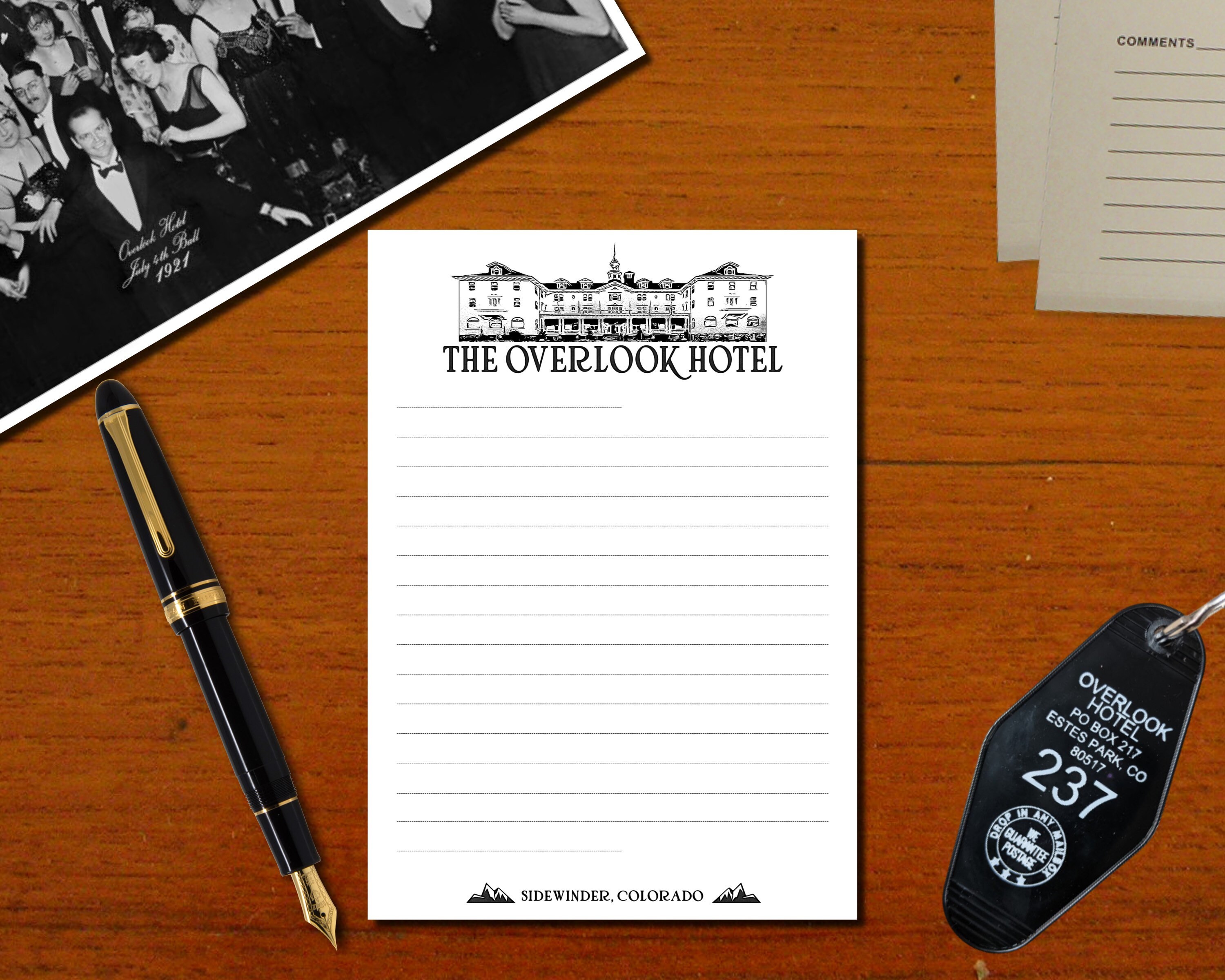 Blank Hotel Notepad