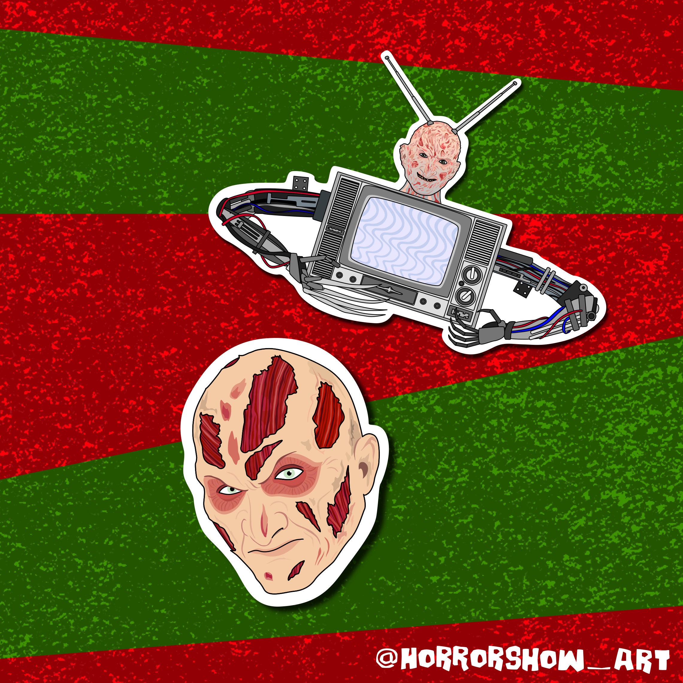 A Nightmare on Elm Street Horror Movie Sticker Set 10 | Etsy