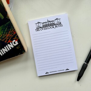 Overlook Hotel Notepad the Shining Stephen King Hotel Stationary 50 ...