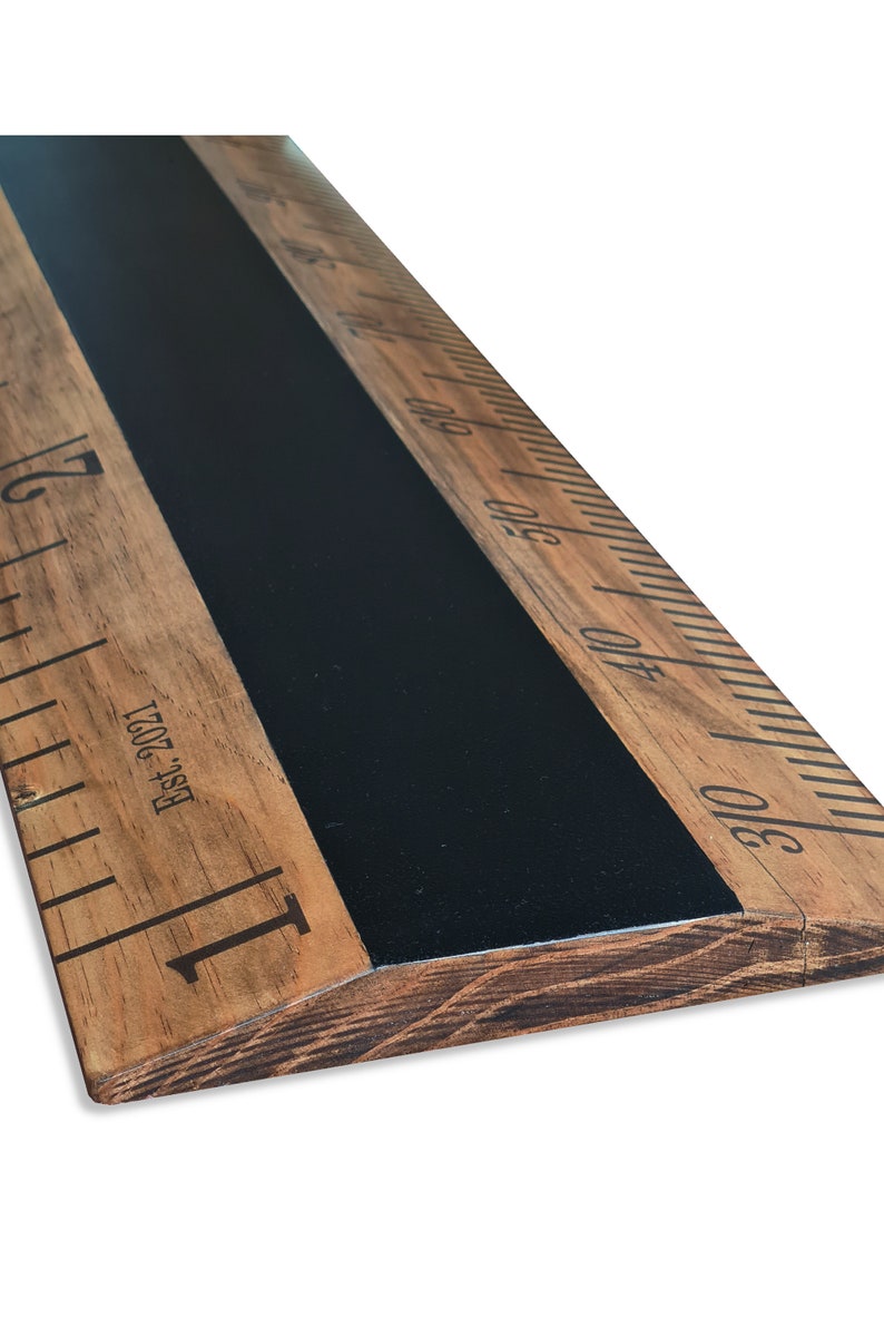 Wooden Chalkboard Height Chart Ruler Oak Finish Personalised - Etsy