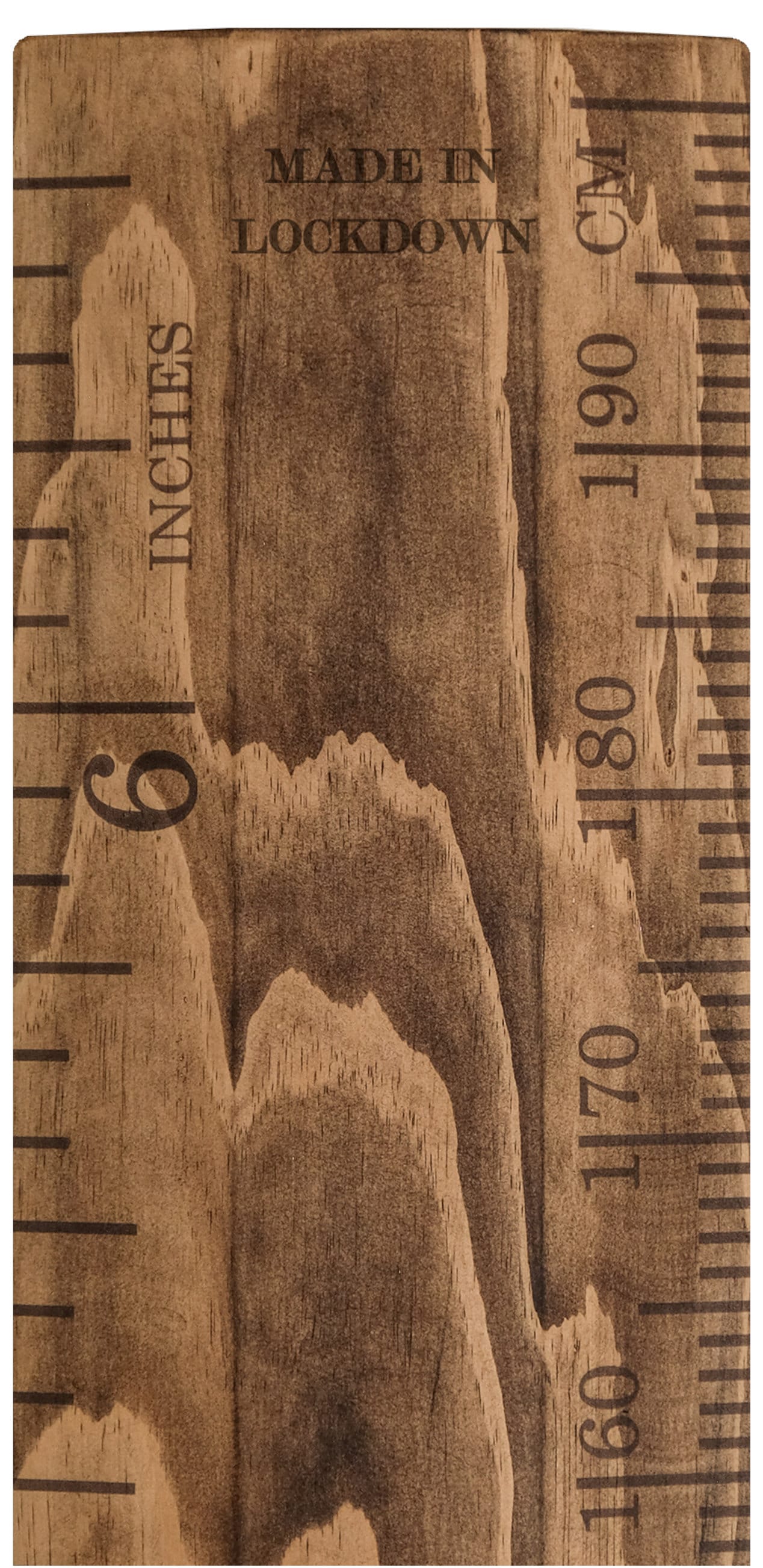 Wooden Height Chart Ruler Tudor Finish - Personalised - Free UK ...