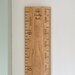Wooden Height Chart Ruler Walnut Finish Personalised Free - Etsy