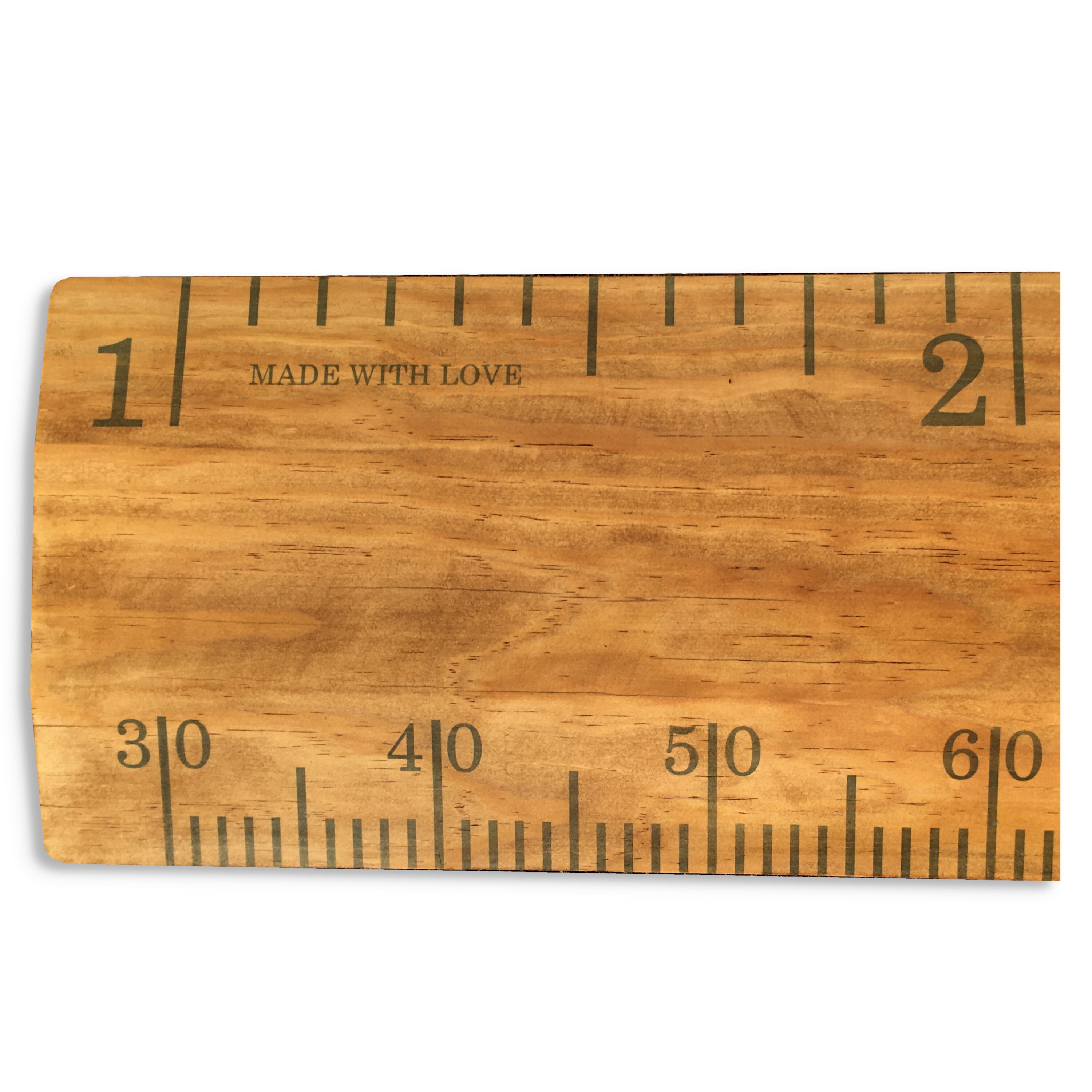 Wooden Height Chart Ruler Oak Finish Personalised Free UK | Etsy