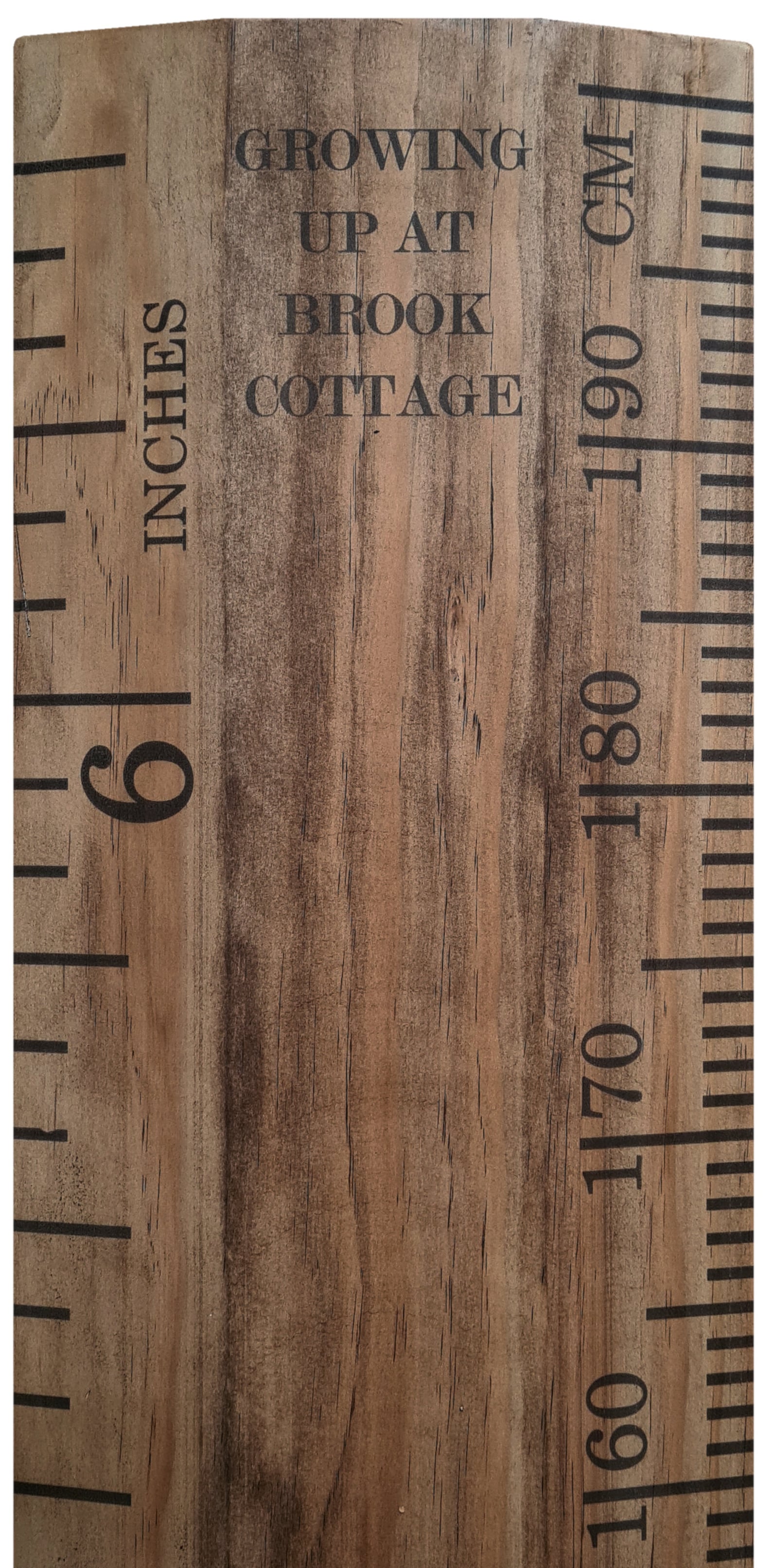 Wooden Height Chart Ruler Oak Finish Personalised Free UK | Etsy