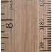 Wooden Height Chart Ruler Walnut Finish Personalised Free - Etsy