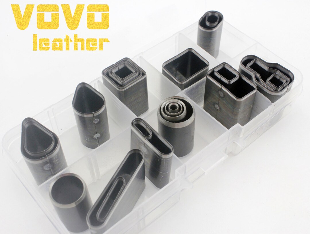 Set of 24 Leather Sharp Phone Case Steel Hole Punch Cutters Cutting ...