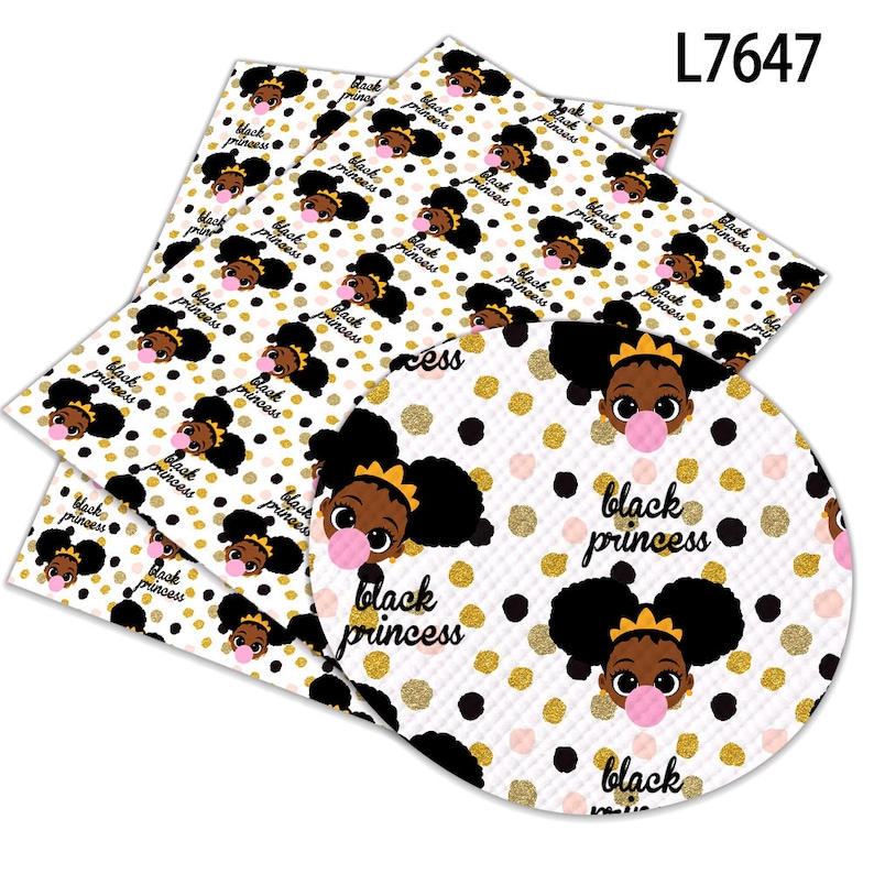 Cartoon Faux Leather Sheets A4 Size 8x12 for Earrings Hair Bows DIY ...