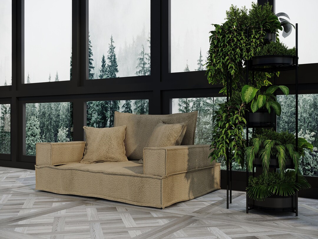 Modular Floor Sofa, Custom Floor Seating, Floor Sectional, Seat Bed for ...