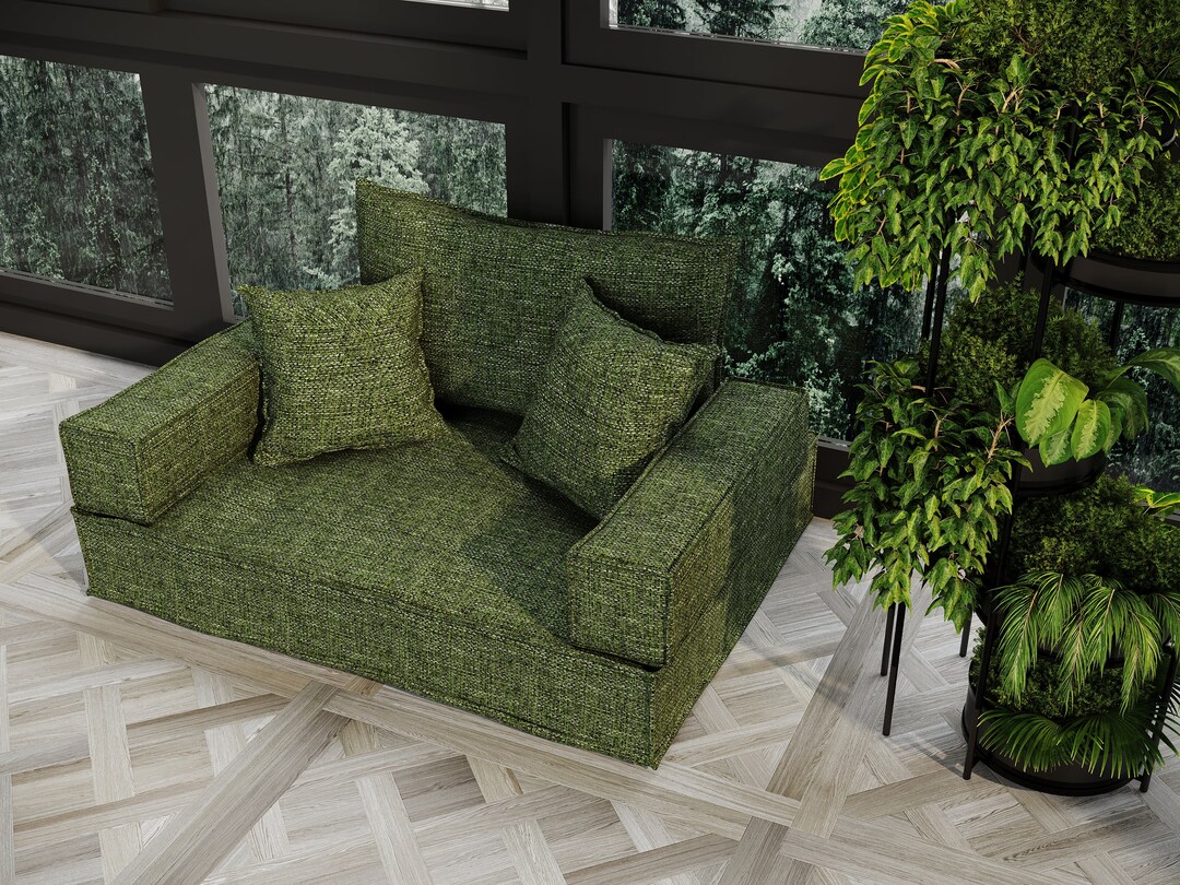 Modular Floor Sofa, Custom Floor Seating, Floor Sectional, Seat Bed for ...