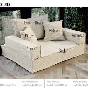 Modular Floor Sofa, Custom Floor Seating, Floor Sectional, Seat Bed for ...