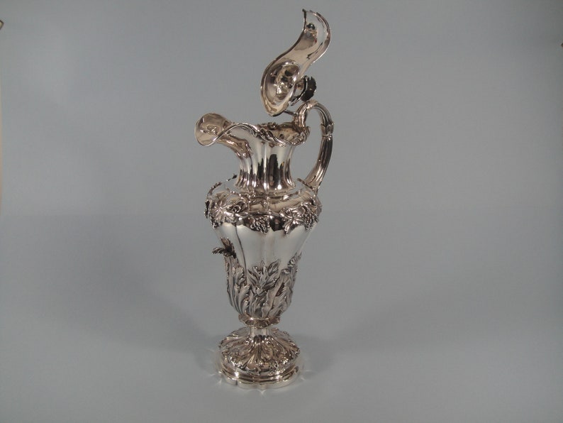 A Victorian Silver Pitcher. - Etsy