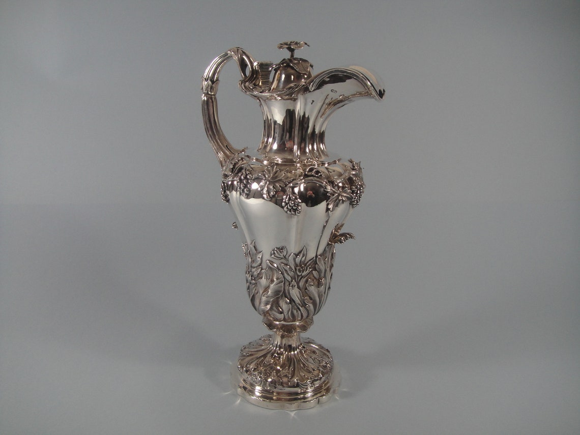 A Victorian Silver Pitcher. - Etsy