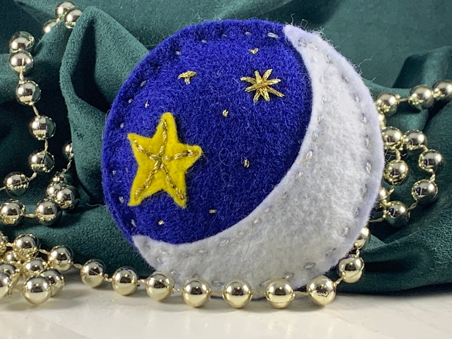 Moon and Stars Cat Toy, Handmade Felt Cat Toy, Single Toy - Etsy