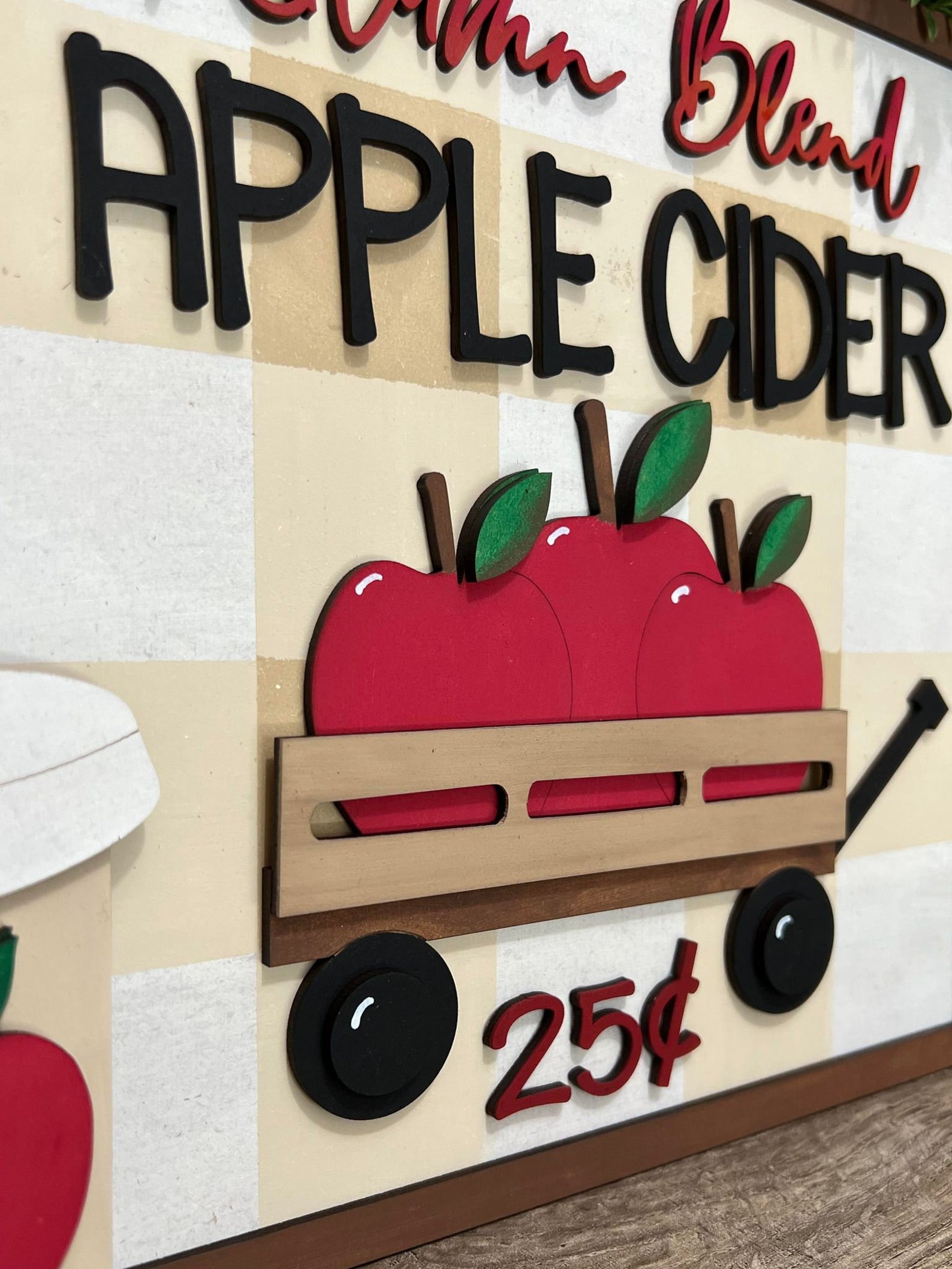 Apple Cider SVG File Fall Sign File Digital Download Craft Project for ...