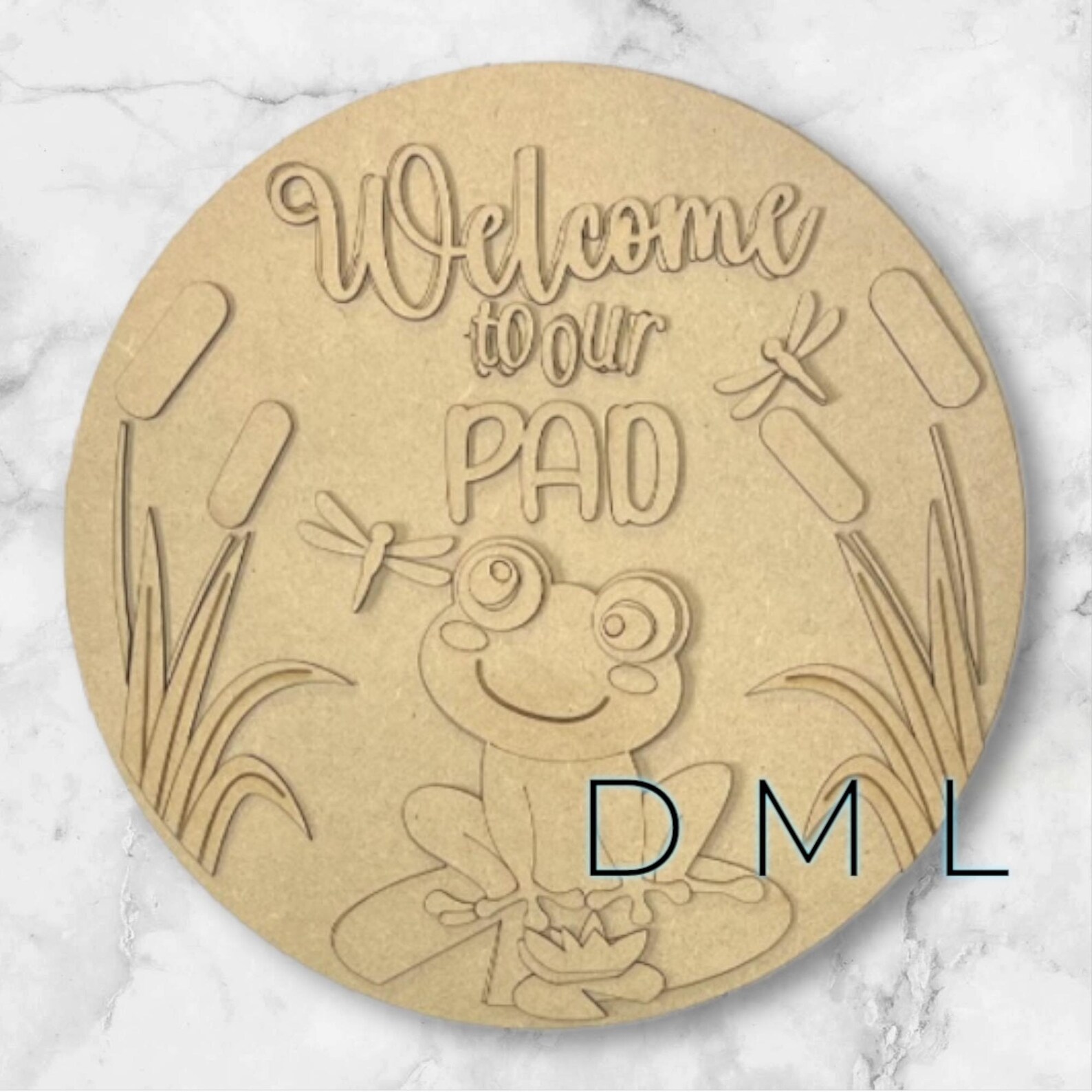 Frog SVG File Welcome Sign File Digital Craft Project for Summer Paint ...