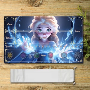 Elsa Board Game Lorcana Playmat Size 60X35CM/24X14IN Mousepad Play Mat ...