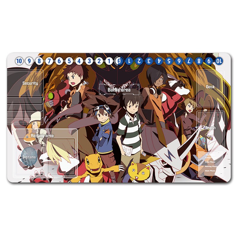 Playmat 298409 Board Game Digimon Playmat Size 60X35CM Etsy