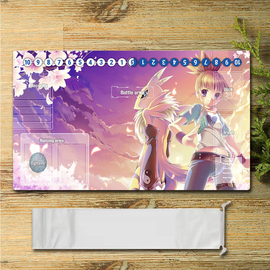 Playmat 22060402 Board Game Digimon Playmat Size 60X35CM Mousepad Play ...