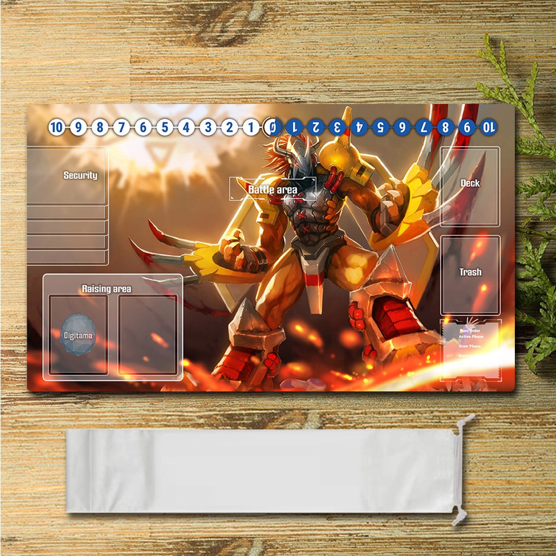 Playmat 22060414 Board Game Digimon Playmat Size 60X35CM Mousepad Play ...