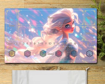 Elsa Board Game Lorcana Playmat Size 60X35CM/24X14IN Mousepad Play Mat ...
