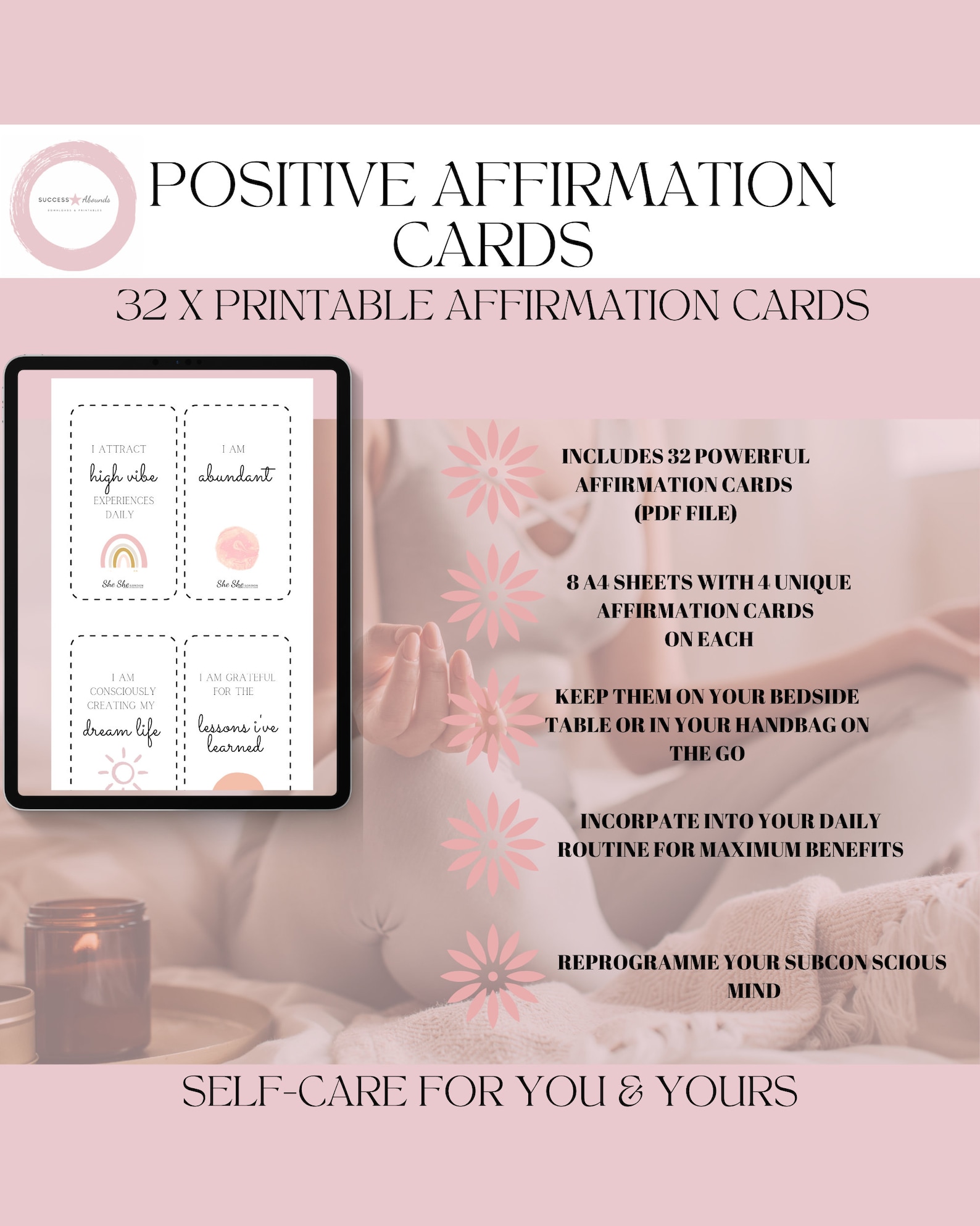 Positive Affirmation Cards, Affirmation Cards, Positive Quote Flash ...