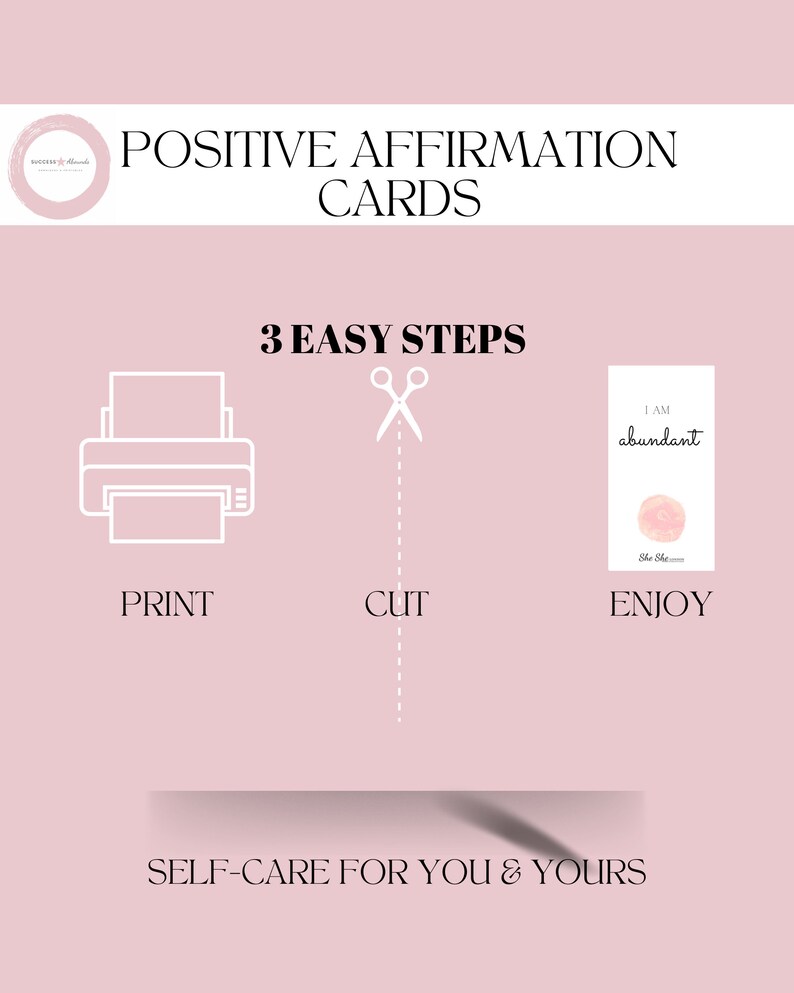 Positive Affirmation Cards, Affirmation Cards, Positive Quote Flash ...