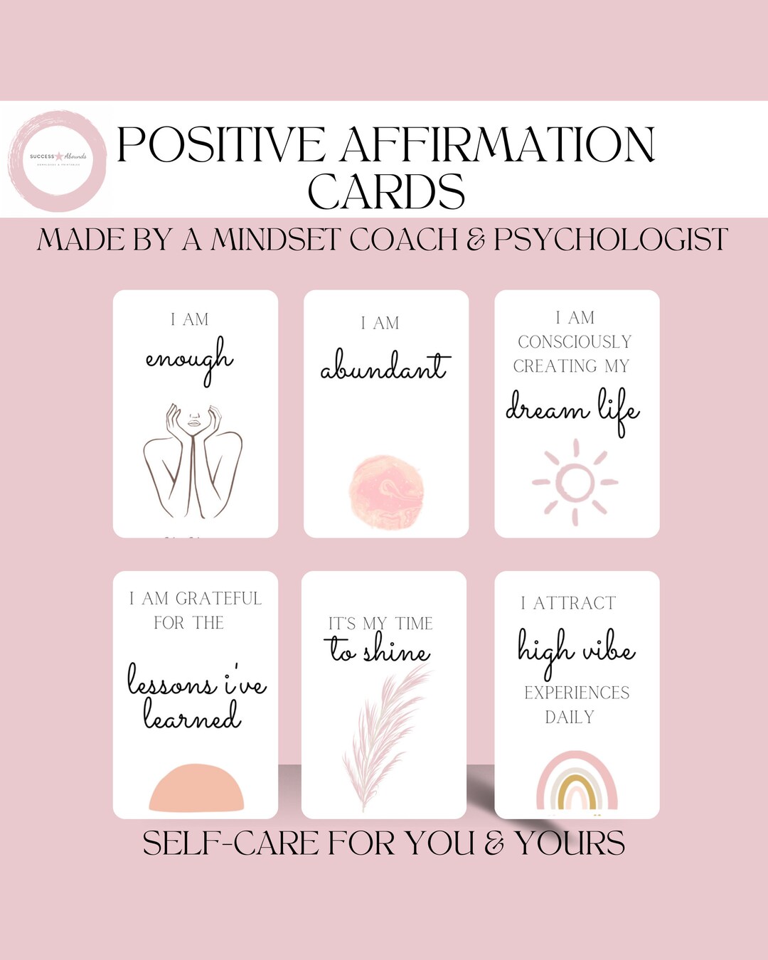 Positive Affirmation Cards, Affirmation Cards, Positive Quote Flash ...