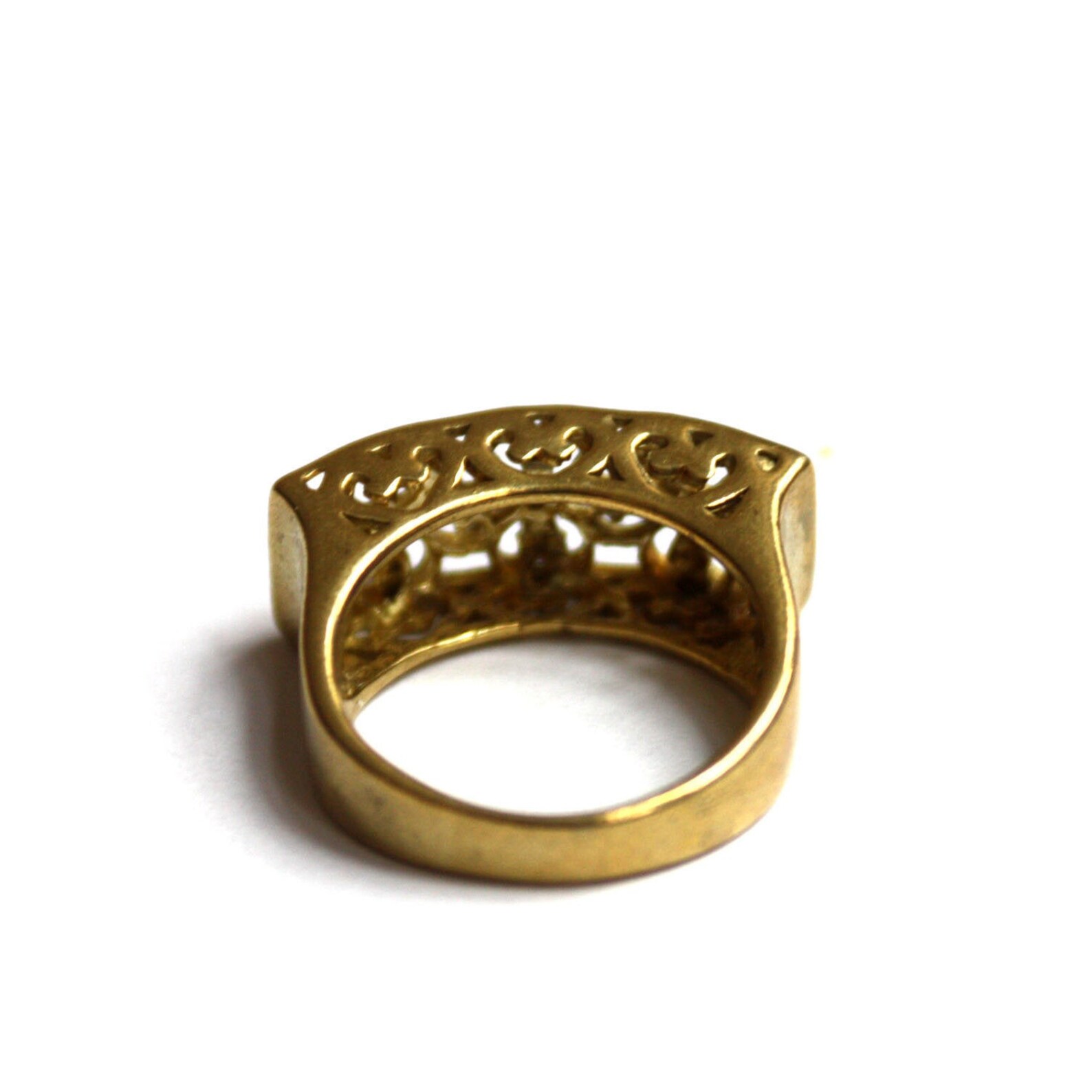 Kupfer Ring für Frauen Kupfer Gold Mode Antik Vintage Stil - Etsy.de