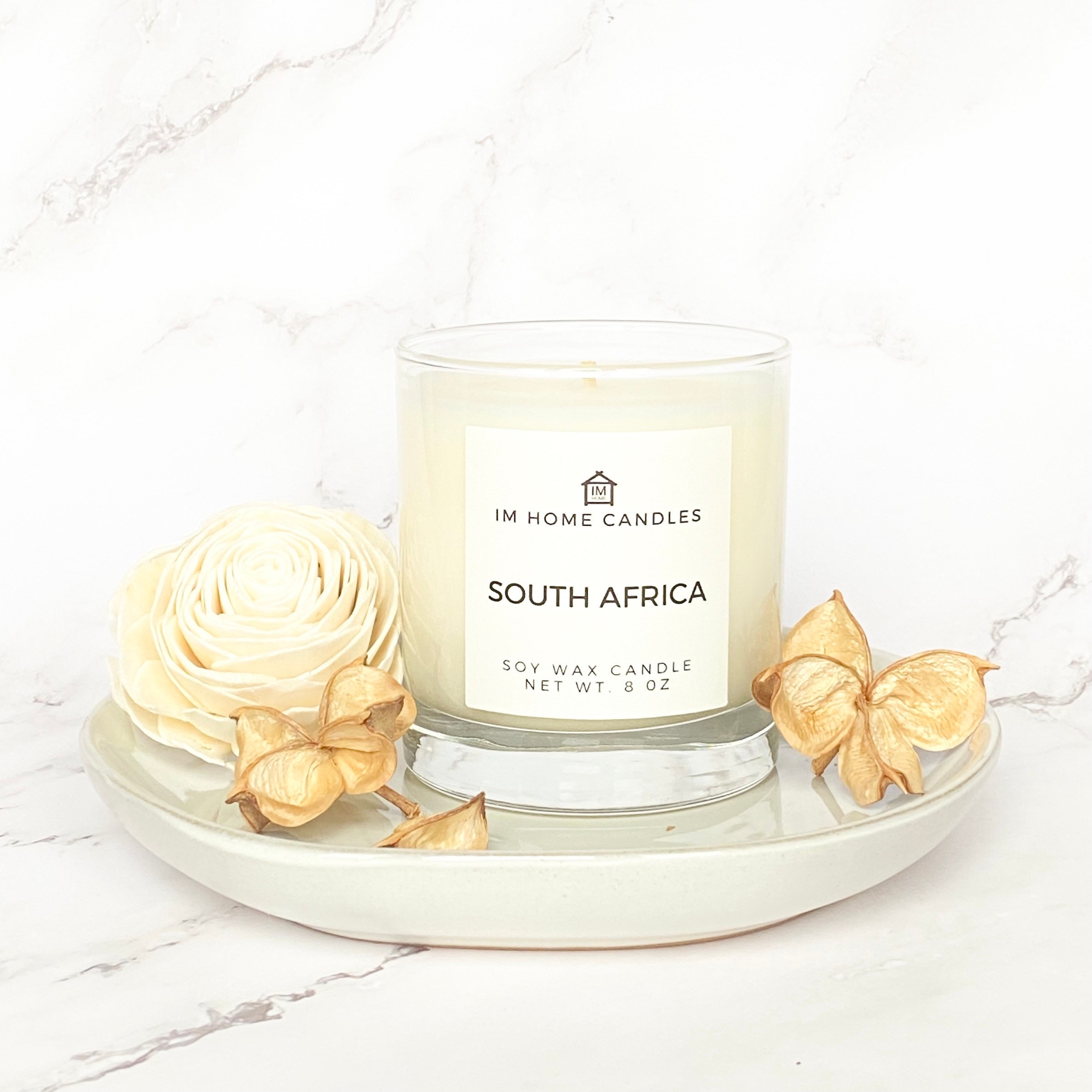 SOUTH AFRICA Scented Candle Honeysuckle Tuberose Jasmine | Etsy