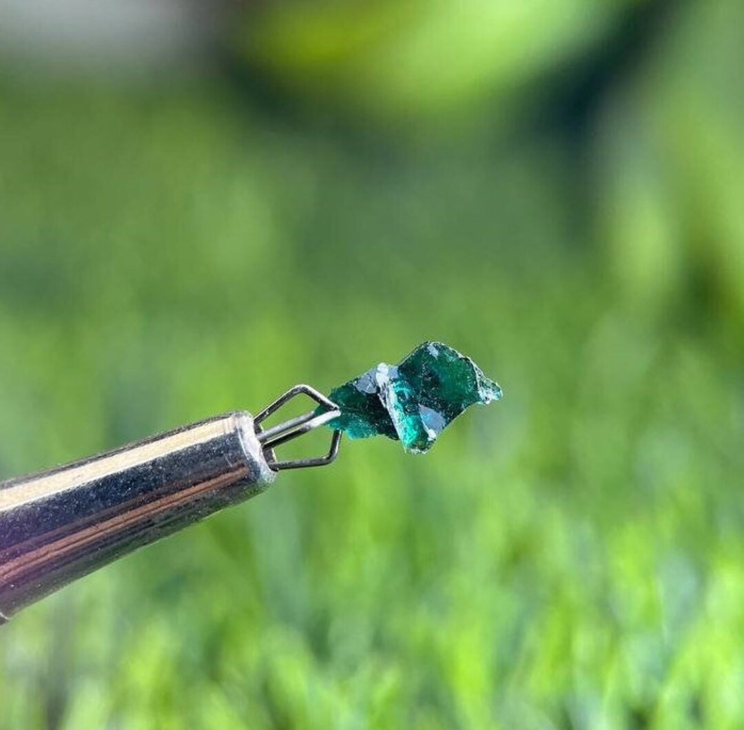 0.75 Ct Two-color Blue-green Lazulite Crystal: Laila Pakistan - Etsy