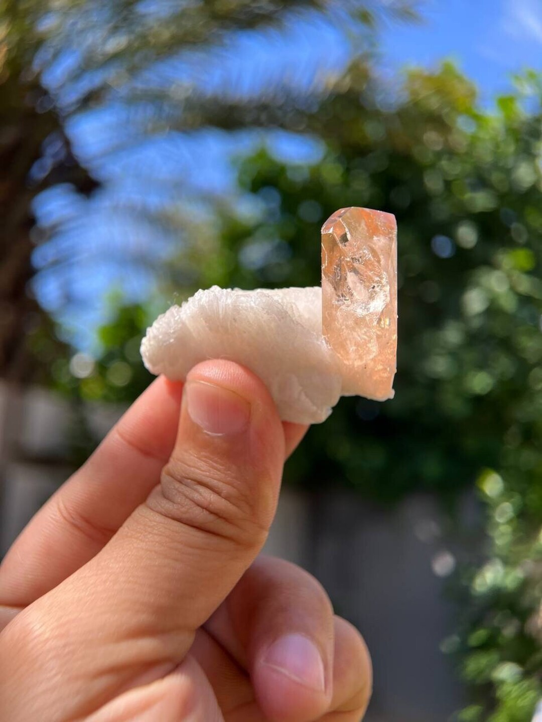 41 Gram Superb Perfect Terminated Imperial Topaz on Matrix Specimen ...