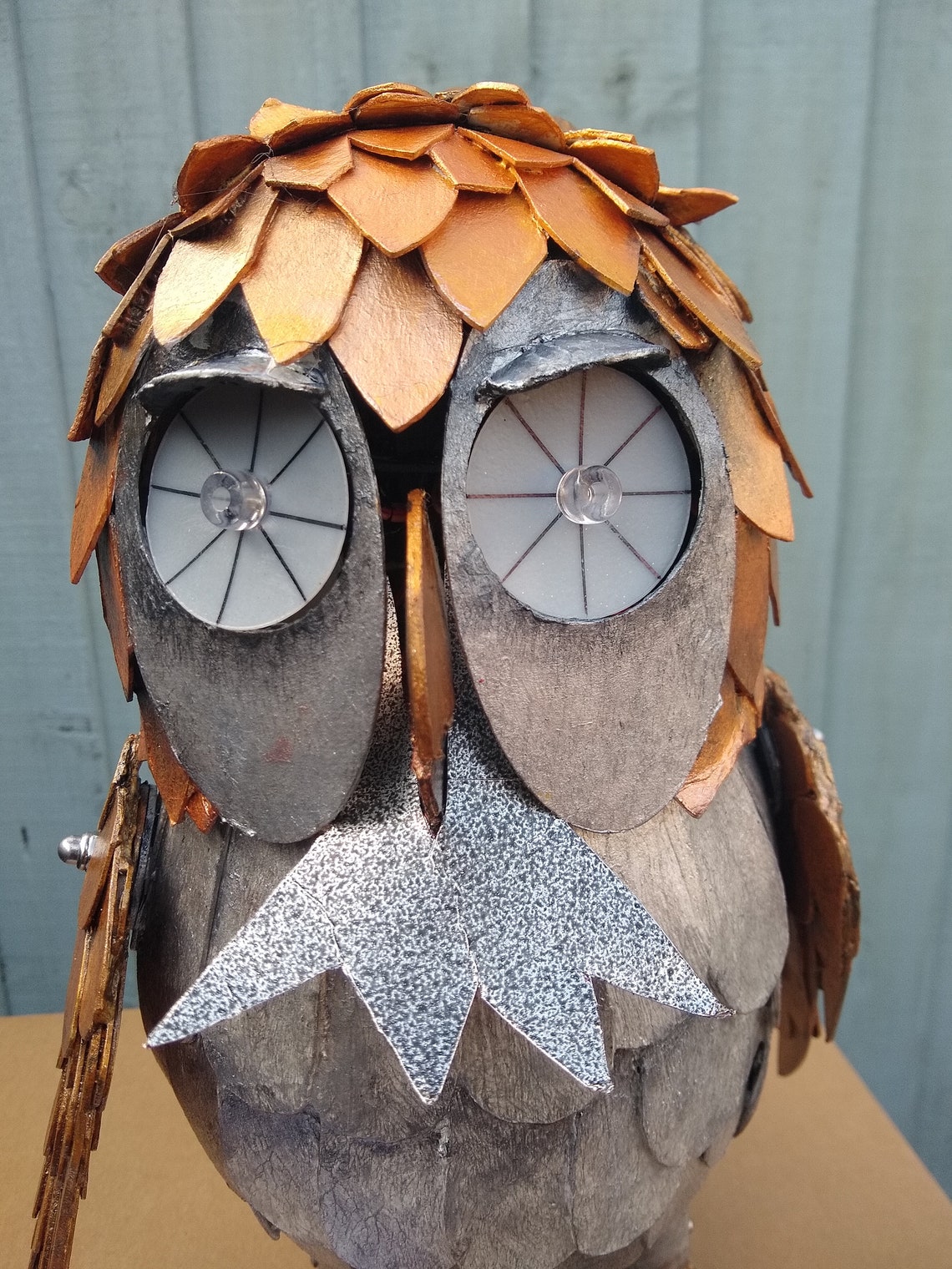Owl sculpture Animatronic and Static Bubo | Etsy