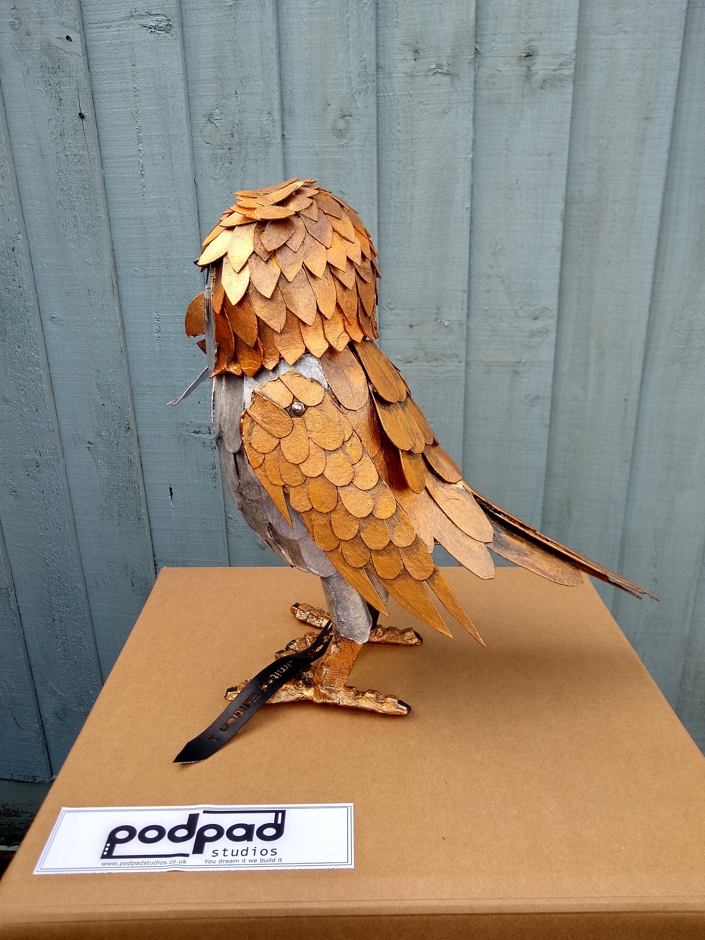 Owl sculpture Animatronic and Static Bubo | Etsy