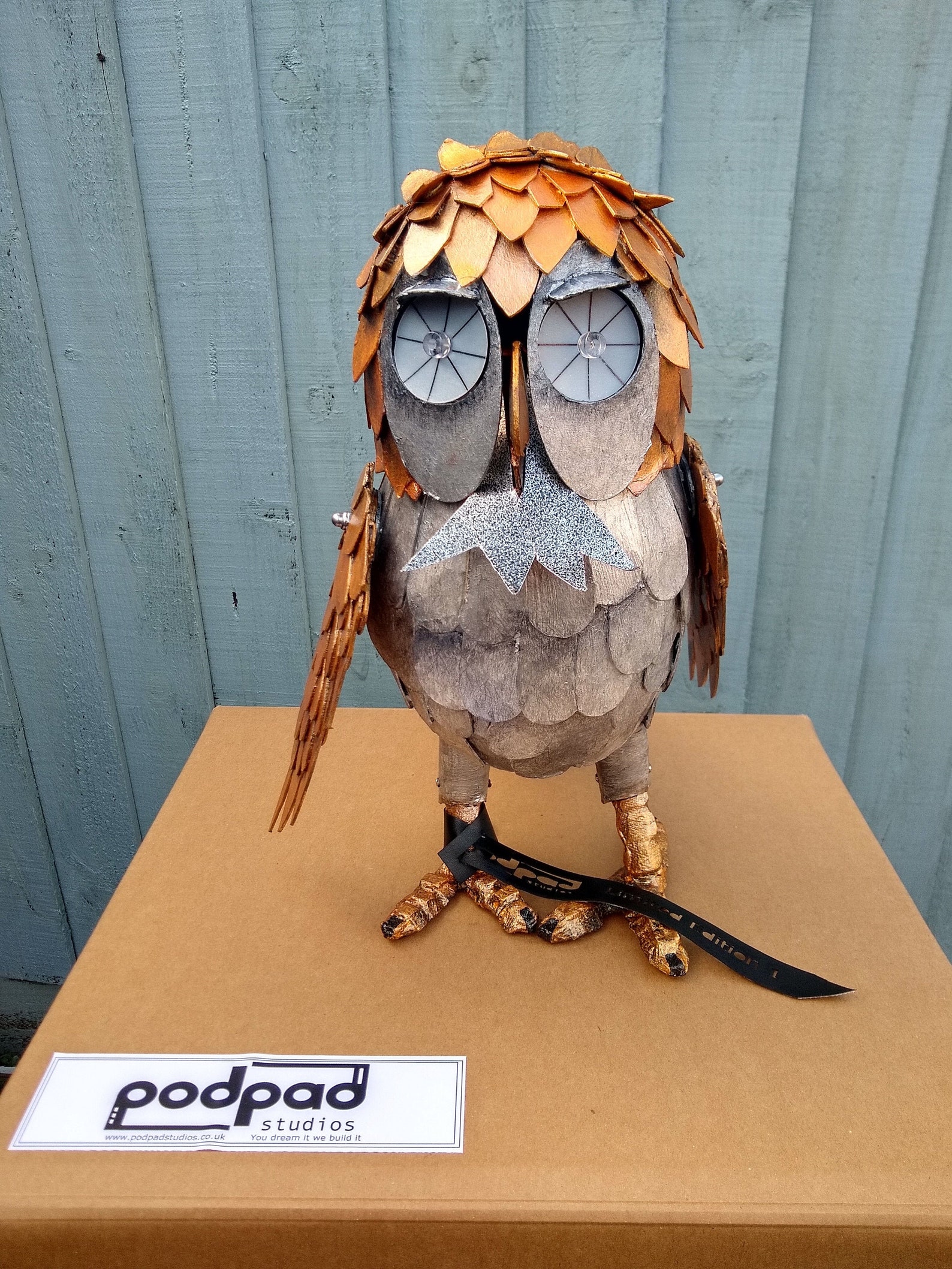 Owl sculpture Animatronic and Static Bubo | Etsy