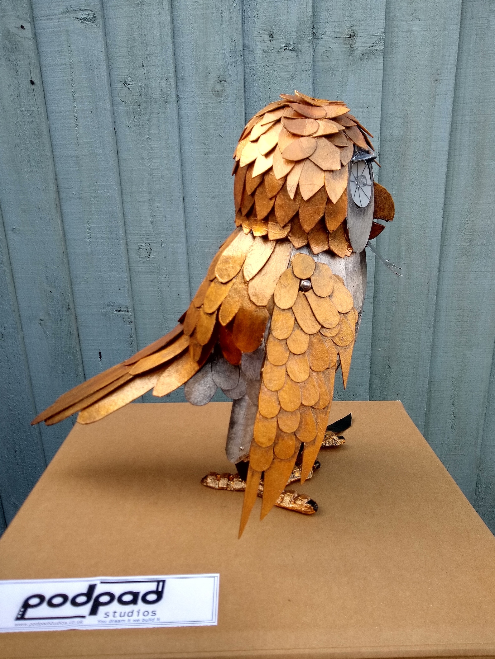 Owl sculpture Animatronic and Static Bubo | Etsy