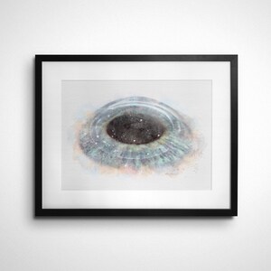 Cornea Doctor Gift, Eye Art Print, Intacs Corneal Inserts, Watercolor ...
