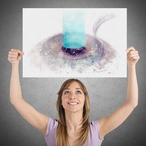 Lasik Surgery Watercolor Style Art Print for Eye Doctor Office Wall ...