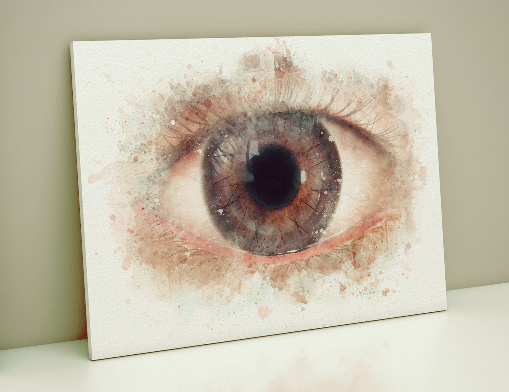 Corneal Transplant Art Print Cornea Specialist Gift Eye Doctor Wall Art ...