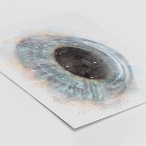 Cornea Doctor Gift, Eye Art Print, Intacs Corneal Inserts, Watercolor ...
