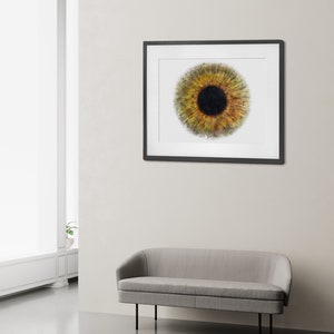 Optometrist Gift Iris Eye Art Print Watercolor Style Eye Art Gift for ...