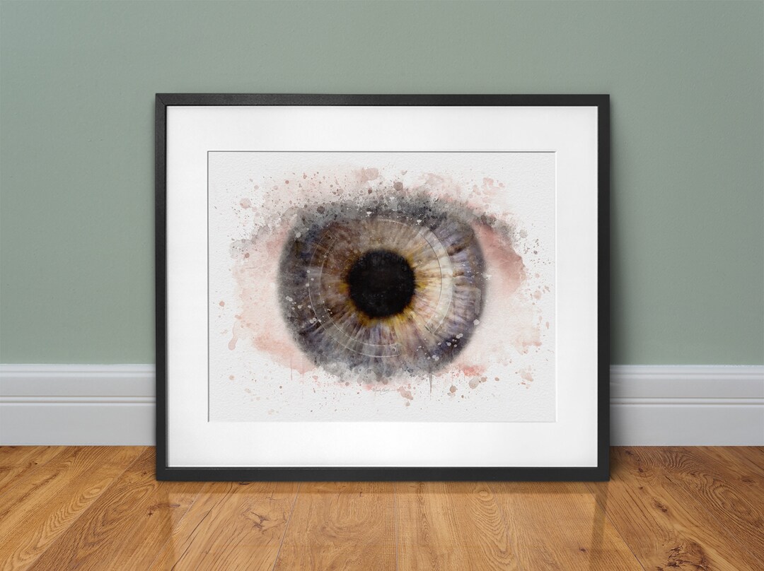 Cornea Specialist Gift, Eye Art Print, Intacs Corneal Inserts ...